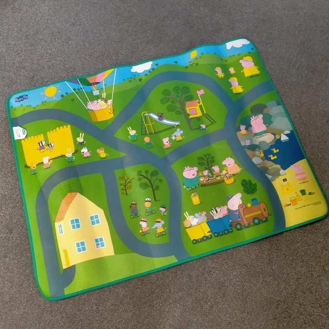 PEPPA PIG FOAM Road Playmat Road Rug 1.2m x 1m - Free Delivery £9.49 ...