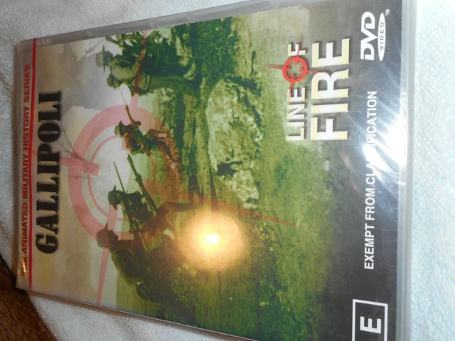 GALLIPOLI THE ANIMATED Military History Series -Line Of Fire Dvd- Brand ...