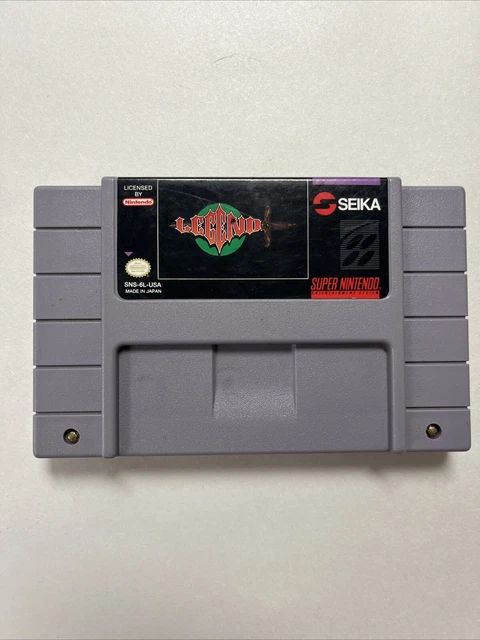 LEGEND {SUPER NINTENDO Entertainment System 1994) Seika SNES ...