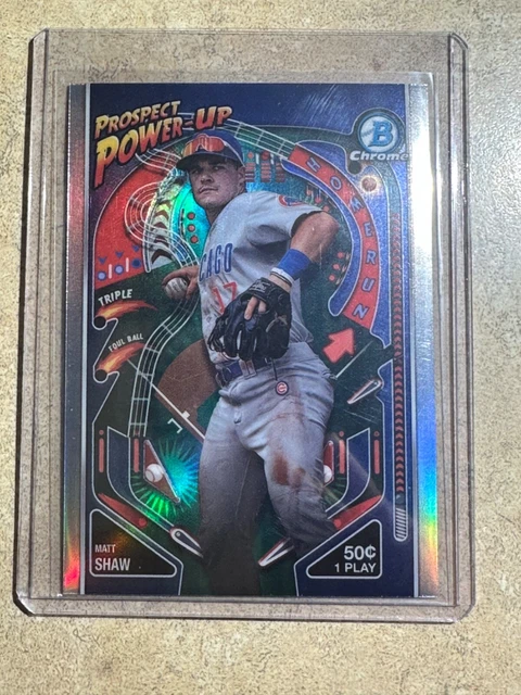 2024 BOWMAN CROMO opaco shaw Prospect Power-Up #PP-16 Chicago Cubs EUR ...