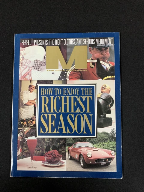 THE CIVILIZED MAN Magazine Dec 1987 - Ted Pillsbury, Mr. Cabot $28.01 ...