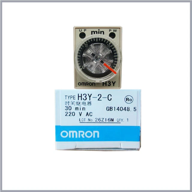 NEW BOXED H3Y-2-C AC220V DC24V 1S 5S 10S 30S 60S 30M module Omron time relay £19.21 - PicClick UK