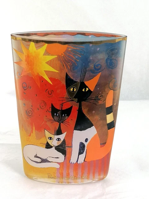 VASE ROSINA WACHTMEISTER GOEBEL Happy Family Life - LES CHATS EUR 95,00 - PicClick FR