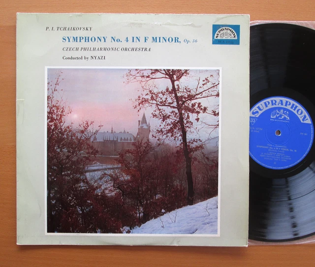 SUA 10154 TCHAIKOVSKY Symphony no. 4 Czech Philharmonic Nyazi NM/VG ...