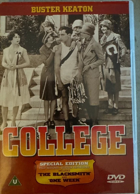 BUSTER KEATON - College Dvd Silent Film In Good Condition With Free Uk ...