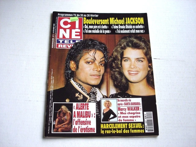 MICHAEL JACKSON BROOKE Shields on cover CINE magazine 1993 David ...