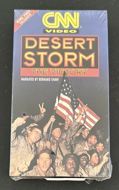 DESERT STORM THE Victory Bernard Shaw CNN VHS Tape Gulf War (1991 New ...