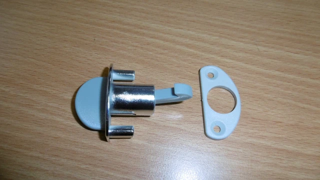 HYMER & ERIBA Motorhome Caravan Internal Locker Catch Chrome 2007 ...