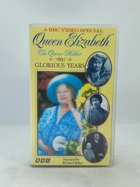 BBC QUEEN ELIZABETH la reine mère 90 années glorieuses sur bande VHS ...