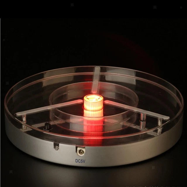 ROUND BATTERY POWERED RGB LED Display Base Stand with Remote £18.85 ...