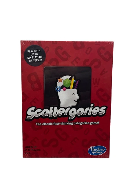 HASBRO GAMING SCATTERGORIES Board Game Original version Brand New ...