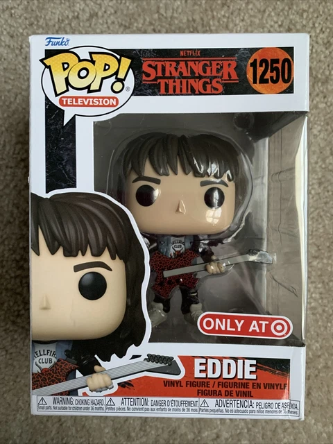 FUNKO POP STRANGER Things Eddie Munson Figure #1250 IN HAND - Target ...