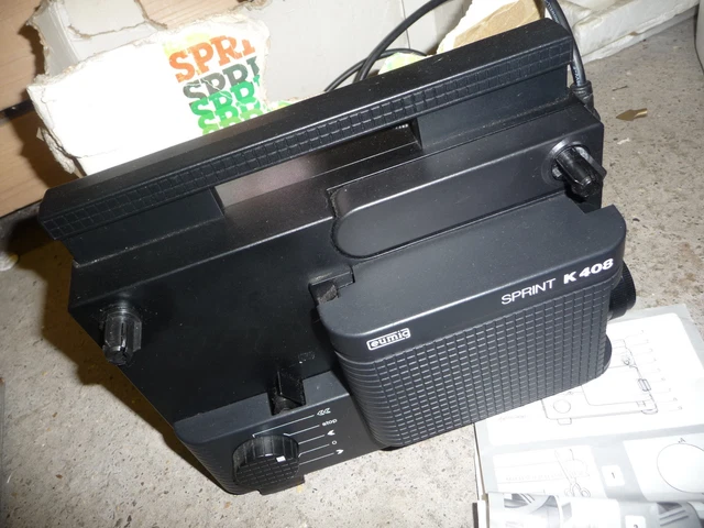 CINE FILM PROJECTOR EUMIG SPRINT K408 super 8 + box & INSTRUCTIONS EUR 67,97 - PicClick FR