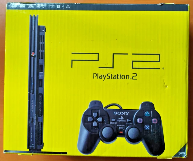 BRAND NEW SONY PlayStation 2 Slim Console - Black - Pristine Condition ...