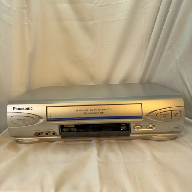 PANASONIC BLUE LINE Omnivision PV-V4523S VCR VHS Player Tested Works No ...