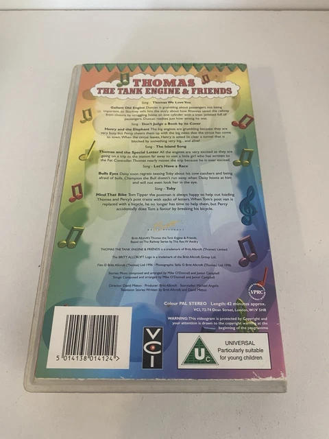 THOMAS THE TANK Engine & Friends Story & Song Collection VHS Video Tape ...