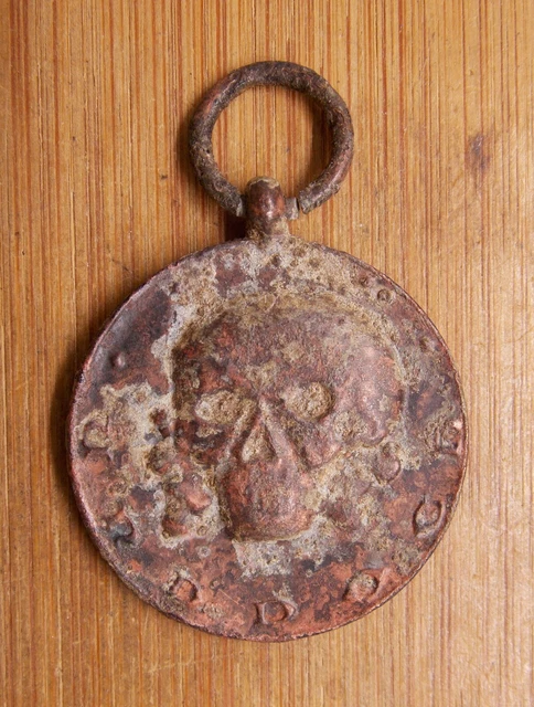 GERMAN SKULL MEDAL, Freikorps Kurland 1919, WW1, WWI EUR 22,37 ...
