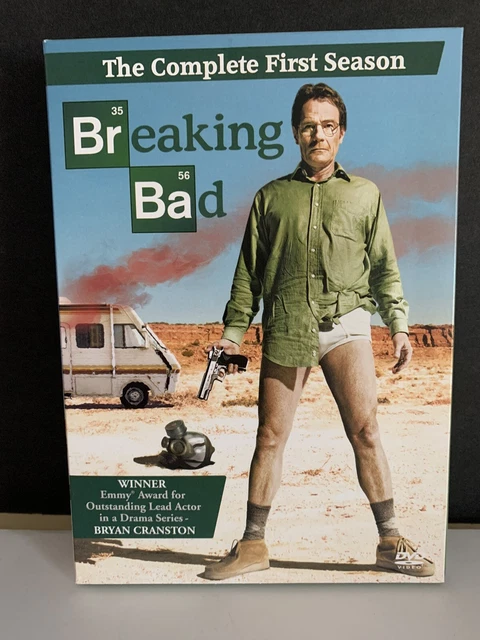 BREAKING BAD: THE Complete First Season (DVD, 2009, 3-Disc Set) Bryan ...