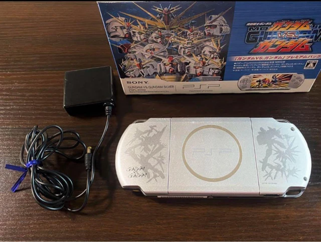 SONY PSP-3000 CONSOLE Gundam VS Gundamp Premium Pack Limited With Box ...
