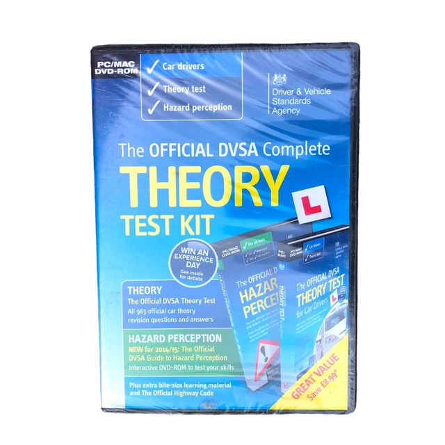 THE OFFICIAL DVSA Complete Theory Test Kit DVD - New & Sealed EUR 11,65 ...