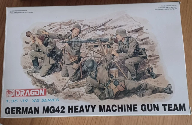 1:35 DRAGON 6064 German MG42 Heavy Machine Gun Team EUR 17,90 - PicClick DE
