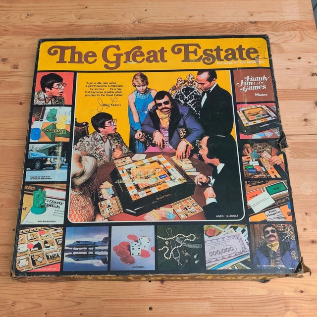 VINTAGE THE GREAT Estate Giant Tabletop Board Game Hasbro Very Rare ...