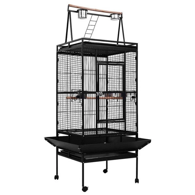 NNEDSZ BIRD CAGE Pet Cages Aviary 173CM Large Travel Stand Budgie ...