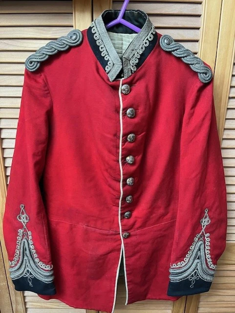 BRITISH VICTORIAN VOLUNTEER Officers Rifle Regiment Full Dress Tunic ...