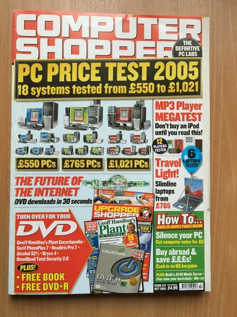 COMPUTER SHOPPER MAGAZINE - October 2005 £19.95 - PicClick UK