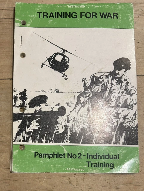 ORIGINAL 1980S BRITISH Army Training For War Pamphlet No. 2 Individual ...