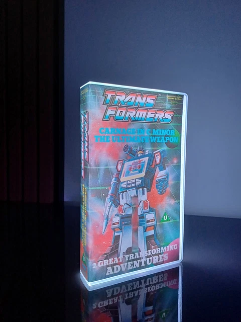 🚦TRANSFORMERS G1 SOUNDWAVE LIGHT VHS Tape Cassette🚦 £25.67 - PicClick UK