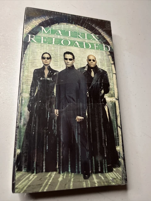 THE MATRIX RELOADED (VHS, 2003, Spanish Subtitled, Pan Scan) Sealed $8. ...