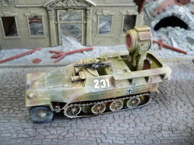 WEHRMACHT- SD.KFZ.251/20 AUSF.D UHU Nachsichtgerät 1:72 gebaut ...