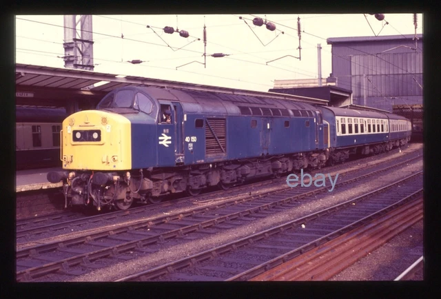 ORIGINAL 35MM SLIDE - Class 40 - 40150 at Carlisle on 18.7.84. £11.61 ...