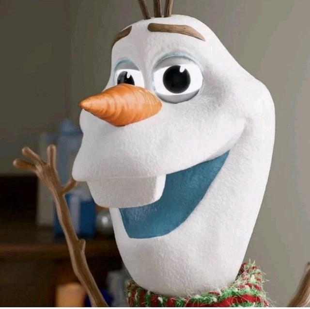 DISNEY 4 FT Animated LED Holiday Olaf Frozen Christmas Prop Animatronic ...