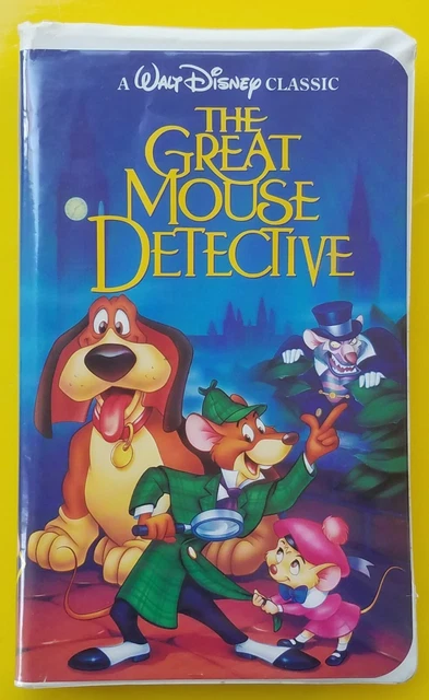 VHS VINTAGE WALT Disney's Il grande topo detective diamante nero i ...