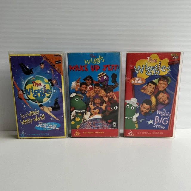 THE WIGGLES VHS Tapes Bundle x3 Original Cast ABC Kids 90s Rare Vintage ...