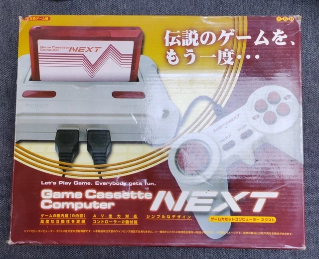 NEXT GAME CASSETTE Computer Famicom Console Clone with 9 in 1 Games ...