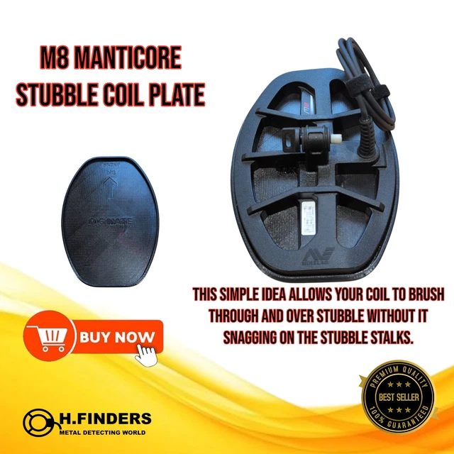 MINELAB MANTICORE M8 Stubble Coil Cover £19.95 - PicClick UK