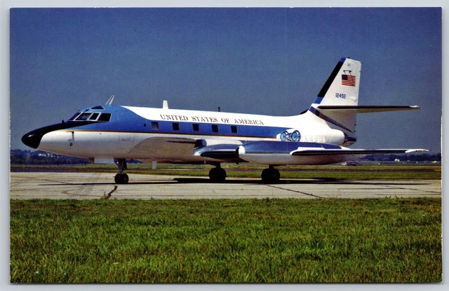 POSTCARD LOCKHEED VC-140B Jet Star aircraft S140 £9.43 - PicClick UK