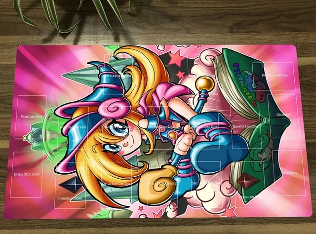 YU-GI-OH TOON DARK Magician Girl playmat YGO TCG CCG Deck Card Zone ...