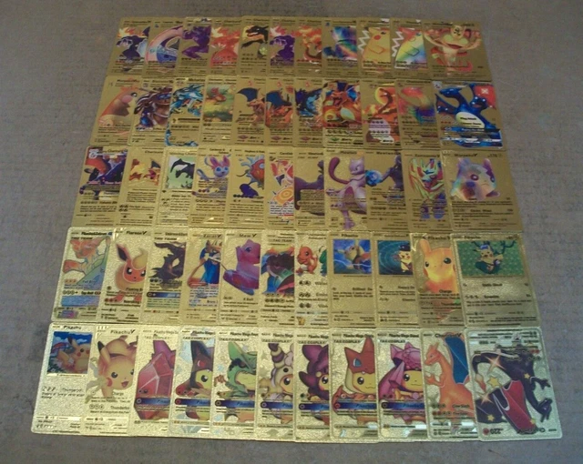 POKEMON GOLD FOIL Cards~You Pick Your Own Card(s)~Free Shipping~Volume ...