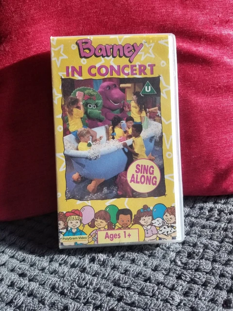 VINTAGE BARNEY IN Concert, Sing Along, VHS Tape Rare Collectable £11.99 ...