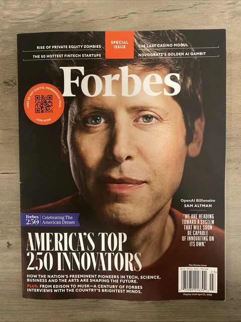 FORBES MAGAZINE FEBRUARY/MARCH 2026 Forbes 250 America's Top Innovators ...