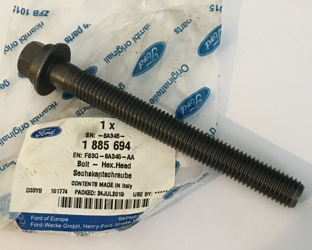 BOLT FOR FORD RANGER T6 MK1 Crankshaft Pulley Bolt FB3Q-6A345-AA ...