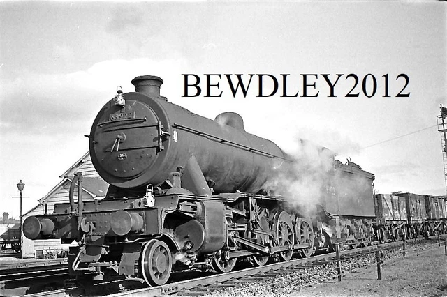 NEGATIVE 35MM GRESLEY O2 CLASS 63922 ACTION SHOT NEAR GAINSBOROUGH ...