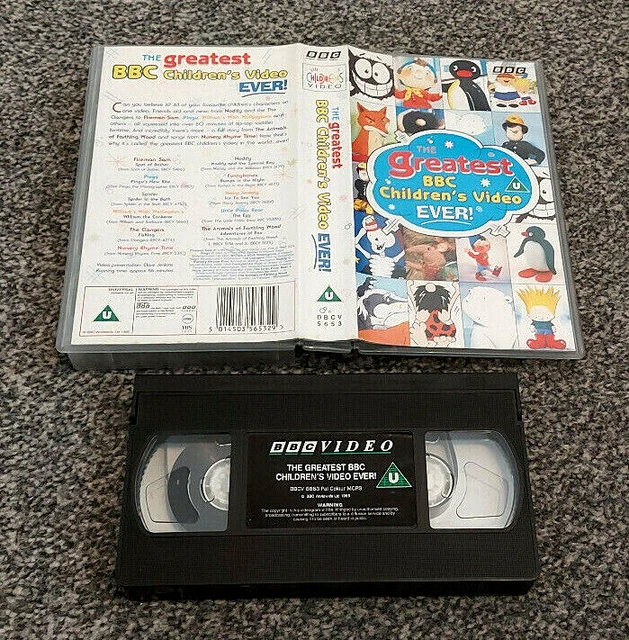 THE GREATEST BBC Children's Video Ever Bbc Video Pal Vhs Video Kids ...