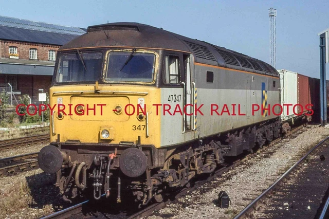 UK RAILWAY PHOTOGRAPH Of Class 47 47347. Rm47-935 £1.70 - PicClick UK