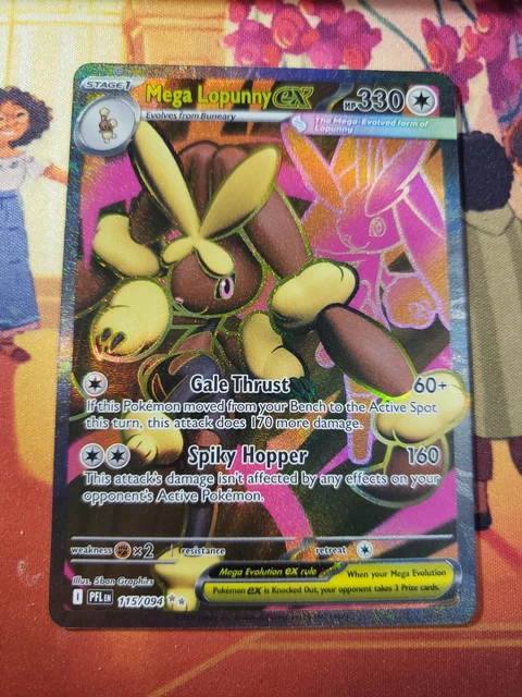 MEGA LOPUNNY EX 115/094 Phantasmal Flames English Pokémon Cards TCG ...