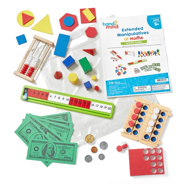 LEARNING RESOURCES K-2 Extended Math Manipulatives Kit (h2m94463) £38. ...